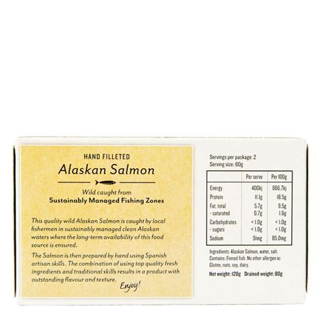 Salmon In Organic Extra Virgin Olive Oil Can 120g Earth Raised And Wild