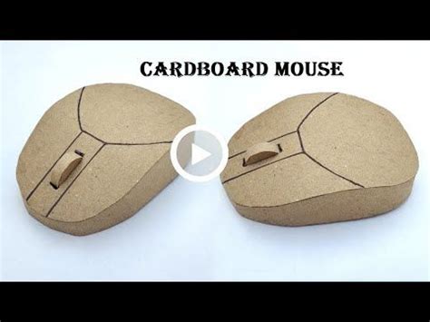 How To Make Mouse With Cardboard Make A Computer Mouse From Cardboard YouTube Computer