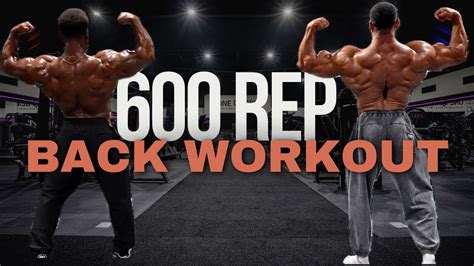 600 Rep Back Workout Larry Wheels Breon Ansley Fafa Fitness Youtube