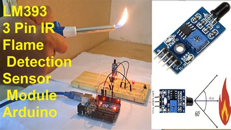 Lm393 3 Pin Ir Flame Detection Sensor Module Fire Detector Infrared
