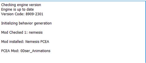 Nemesis Not Detecting Sexlab Animationsbehaviors Technical Support