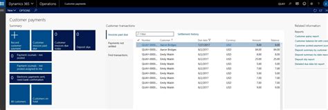 Dynamics 365 How Cool Is That Customer And Vendor Payment Workspaces