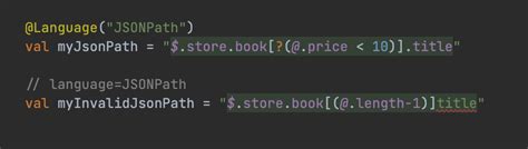 Use Language Injection On Assertions So Embedded Languages Are Easier To Use In Intellij