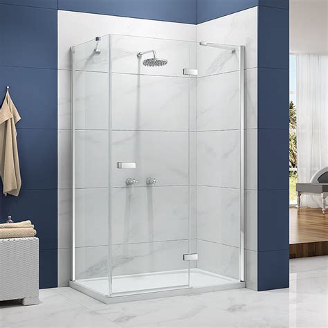 Merlyn Ionic Essence Frameless Hinge And Inline Side Panel