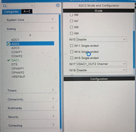Solved Stm32h7 Issue With Dac To Adc Internal Connection