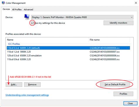 Solved Srgb Profile Displaying The Wrong Colors After Win Adobe Support Community 10814087