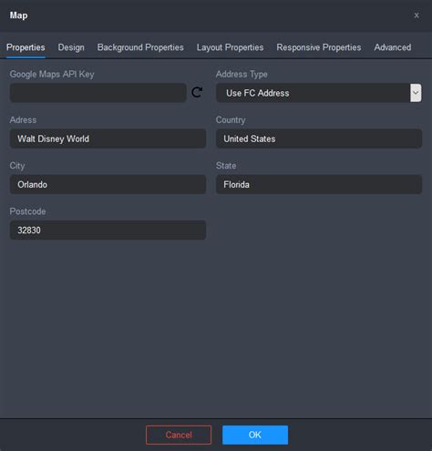 Map Widget DecoNetwork Help