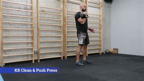 Kb Clean And Push Press Youtube