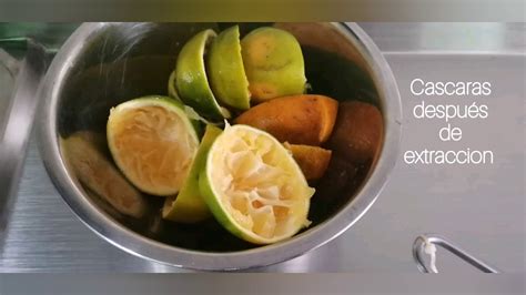 Extracción De Pectina A Partir De Las Cascaras De Naranja Youtube