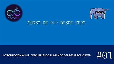 Curso De Php Desde Cero 1 Youtube