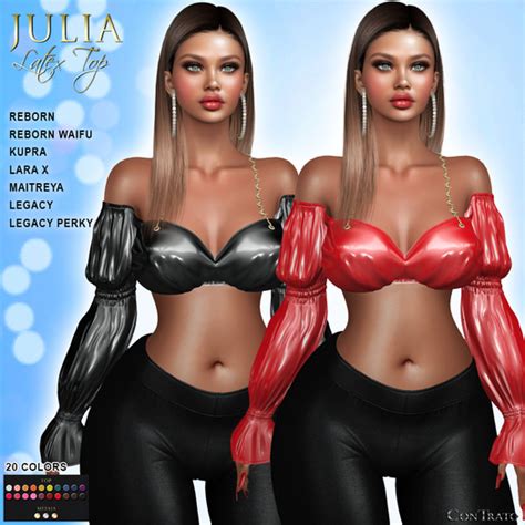 Second Life Marketplace Contrato Julia Top Latex