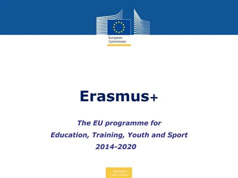 Erasmus The Eu Programme For Educationpdf