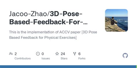 Github Jacoo Zhao3d Pose Based Feedback For Physical Exercises This Is The Implementation Of