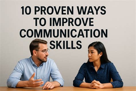 10 Proven Ways To Improve Communication Skills