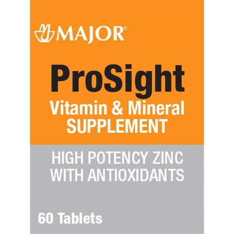 Multivitamin Supplement Prosight Vitamin A Ascorbic Acid 5