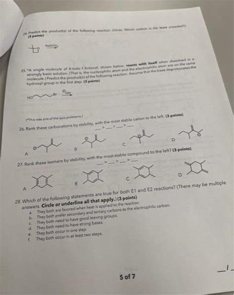 Solved 3 Points Strongly Basic Solution That Is The