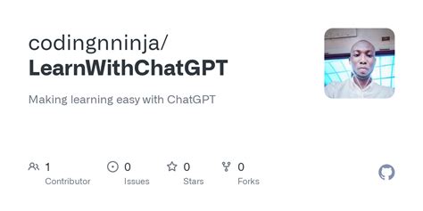 GitHub Codingnninja LearnWithChatGPT Making Learning Easy With ChatGPT