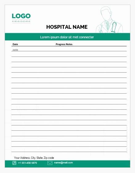 40 Nursing Progress Notes Template Markmeckler Template Design