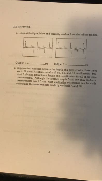 Solved EXPERIMENT Introduction To Measurement And Chegg