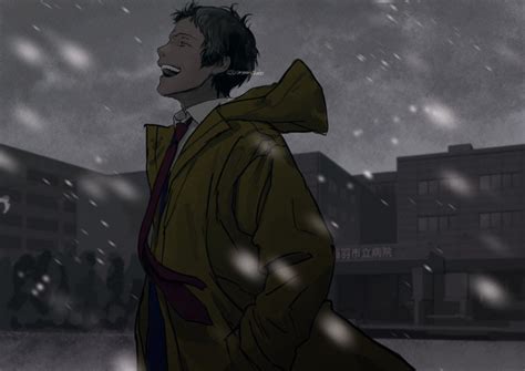 Safebooru 1boy Adachi Tooru Black Hair Blurry Blurry Foreground