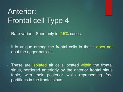 Failed Fess Spectrum Of Ct Findings In The Frontal Recess Ppt