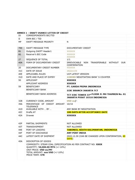 Final Usance Lc Draft Monetizing Pdf Letter Of Credit Service