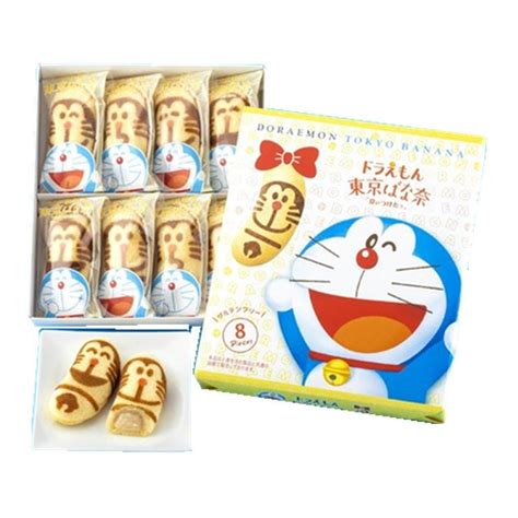 Get Tokyo Banana X Doraemon Cake 8 Pcs Delivered Weee Asian Market