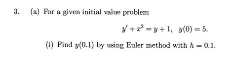 Solved Can I Have The Answer Of This Question Please Its