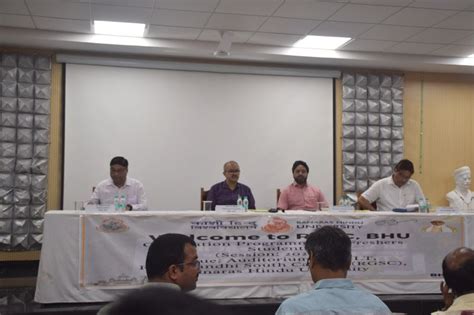 Dr Rajeev Kumar On Linkedin First Day Induction Programme Rgsc Bhu