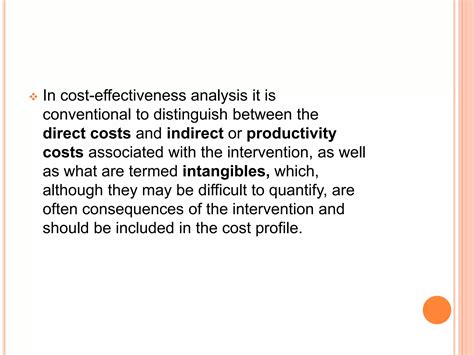 Cost Effectiveness Analysis Pptx