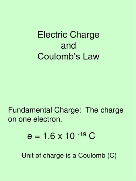3 Coulombs Law Pdf Electric Charge Electron