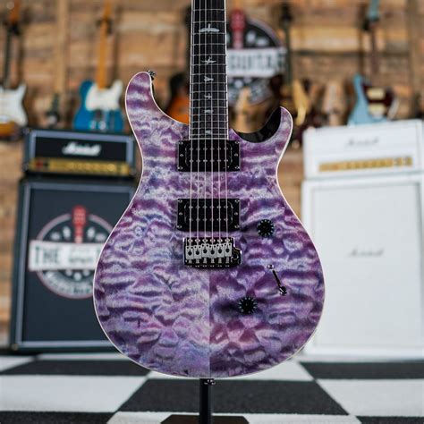 Prs Se Custom 24 In Violet Quilt The Guitar Marketplace