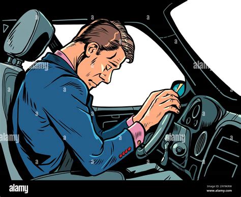 Fatigue Driving Stock Vector Images Alamy