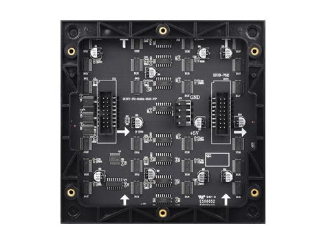 Rgb全彩led点阵2mm间距显示屏64×64亮度可调