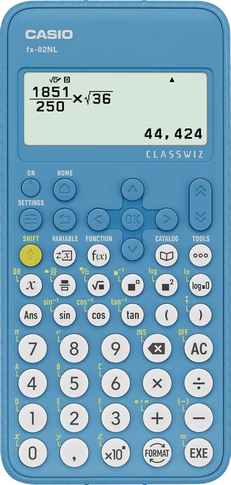 Casio fx-82NL - Vervangt fx-82MS-2 en fx-82EX. De nieuwste Nederlandse ...
