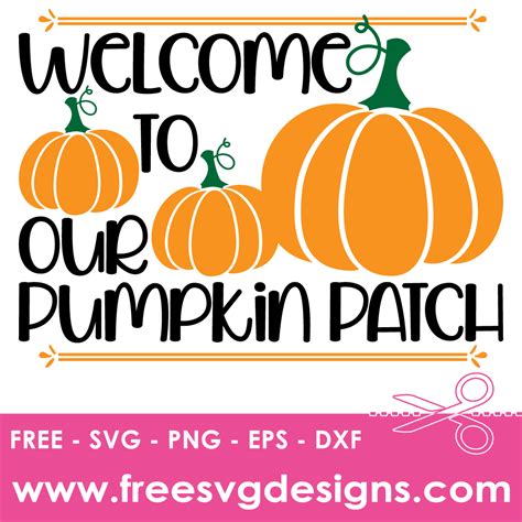 Pumpkin Patch Sign Printable Free