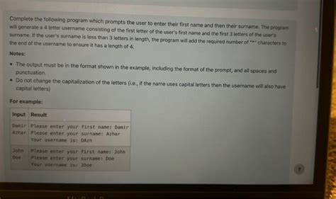 Solved Complete The Following Program Which Prompts The User