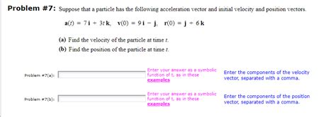 Solved Problem Suppose That A Particle Has The Following Chegg