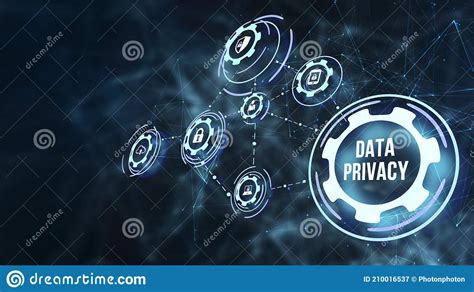 Internet Business Technology And Network Concept Cyber Security Data Protection Business