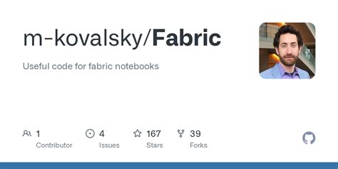 Github M Kovalskyfabric Useful Code For Fabric Notebooks