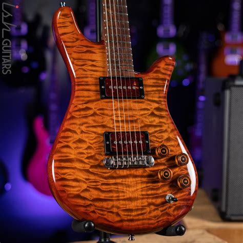 2005 Spector Arc 6 Set Neck Prototype 001 Ultra Amber Owned By Stuart