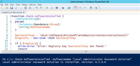 Powershell How To Find If A Software Is Installed Or Not