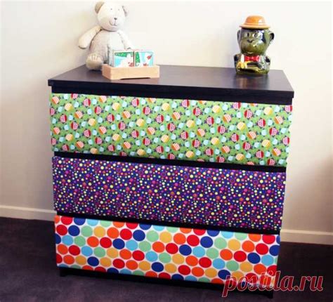 Патч декор старой мебели как с помощью куска ткани создать дизайнерс Интерьер своими руками