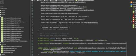 mcreator 2024 1 will add support for custom user code blocks the code