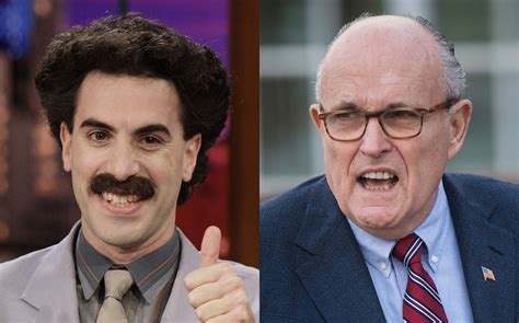 Rudy Giuliani Caught With Hand Down Pants During New Borat Stitch Up