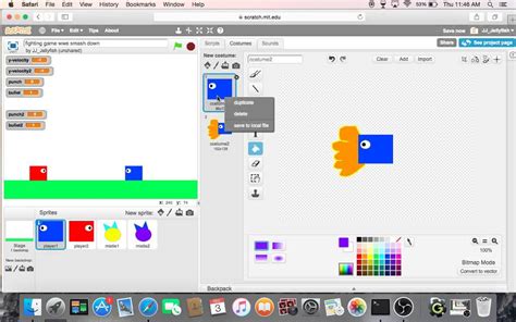 Scratch Tutorial On How To Make A Combatfighting Game Part2 Youtube