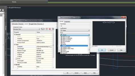 How To Add Remove Fonts At The Label Style Composer Autodesk