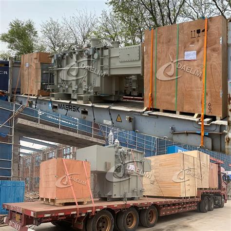 Transformer Packaging And Transportation Daelim Transformer