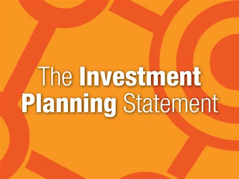 The Investment Planning Statement C2p Central