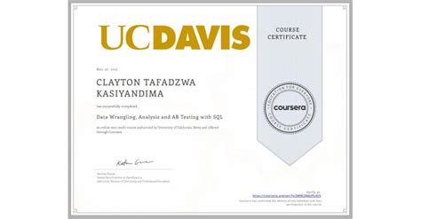 clayton kasiyandima on linkedin completion certificate for data